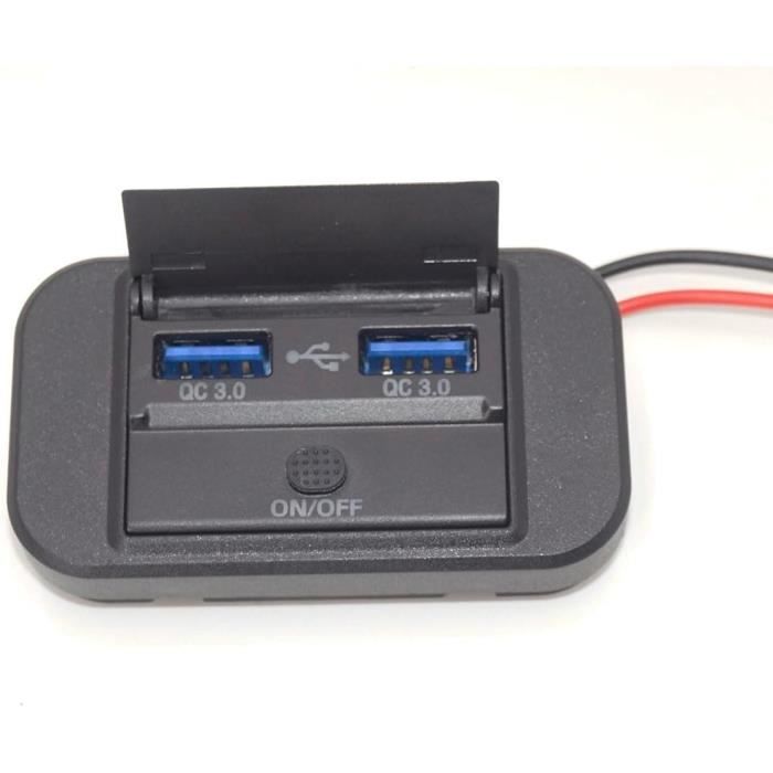36W Double Usb 12V - 24V Prise De Voiture, Qc 3.0 Double Usb Prise De ...
