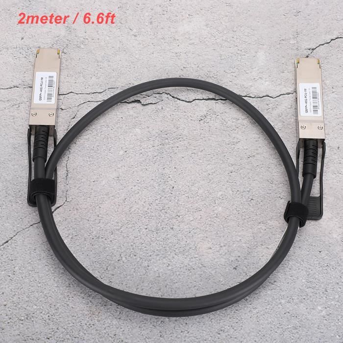 Câble en cuivre QSFP+ Câble en cuivre QSFp Compatible H3C Internet Cafe ...