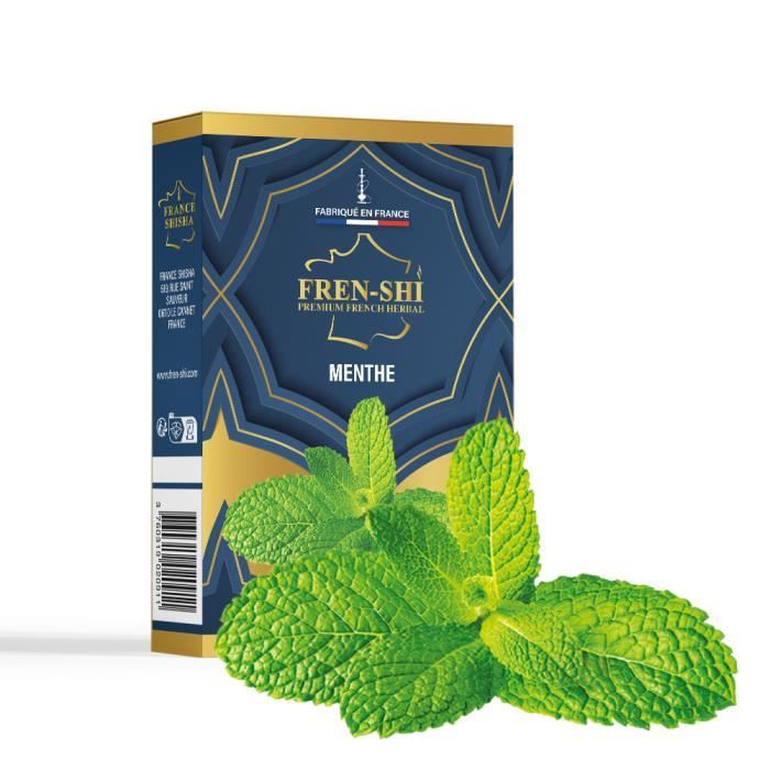 Frenshi 50 Gr Menthe - Mint - Goût Chicha (2% Nicotine, Sans tabac ...