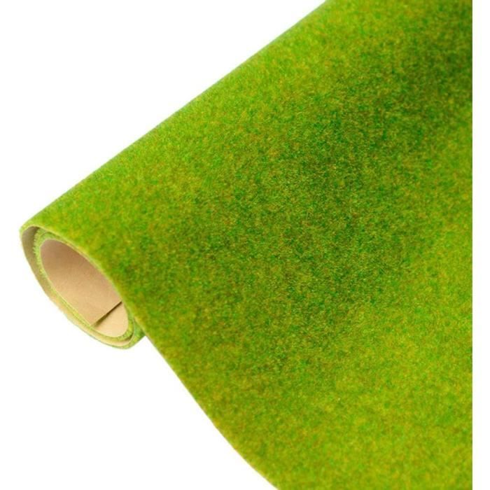 Pelouse synthétique Artificielle de Fausse Herbe, Tapis de Gazon Artificiel décoratif Prairie ...