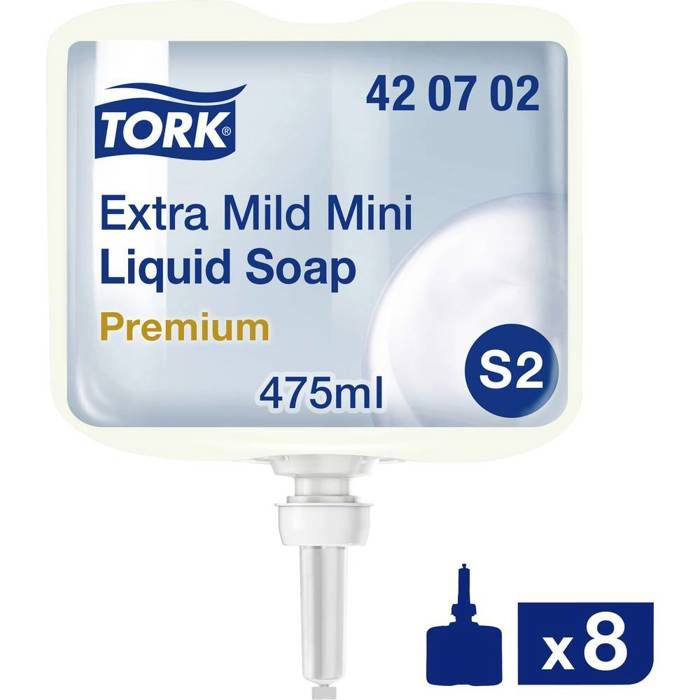 TORK Extra Mild Mini 420702 Savon liquide 475 ml 8 pc(s) - Cdiscount Au quotidien
