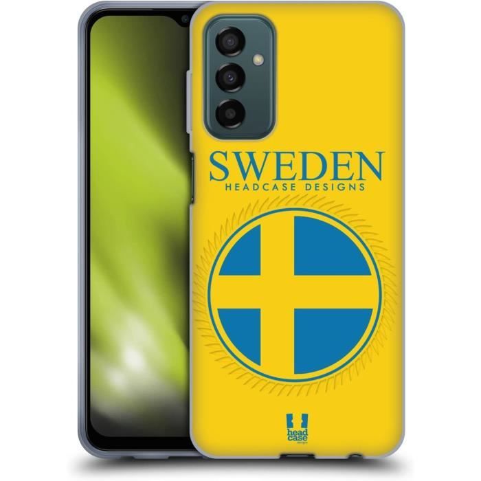 Sweden Swedish Sverige Flag Drapeaux - Set 2 Coque En Gel Doux ...