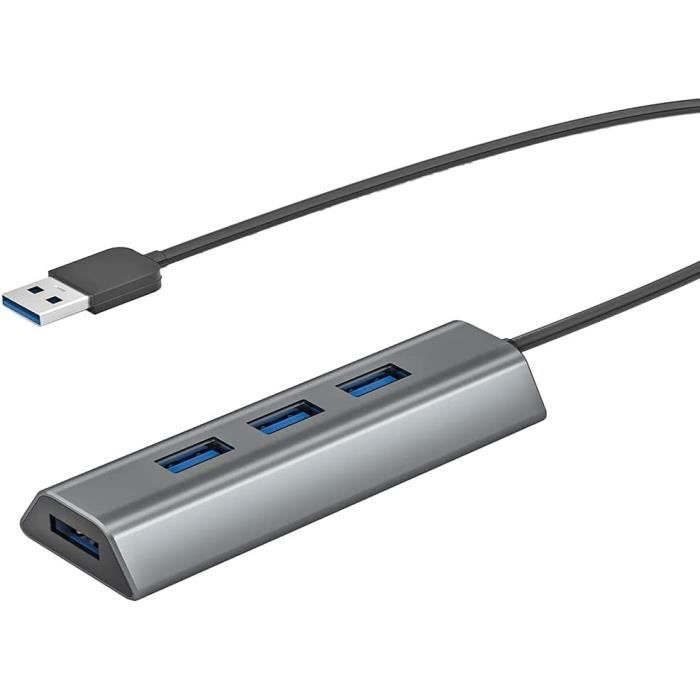 Hub Usb 3.0 4 Ports Répartiteur Usb Ultra Fin Hub De Données Usb ...