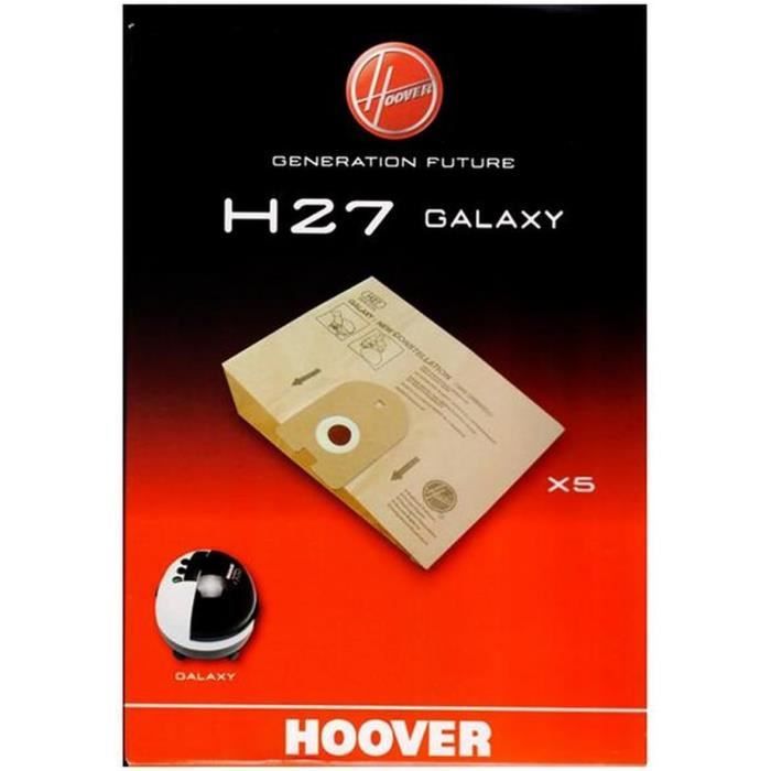Boite De 5 Sacs H27 Galaxy Aspirateur S3854[J4961] - Cdiscount Electroménager