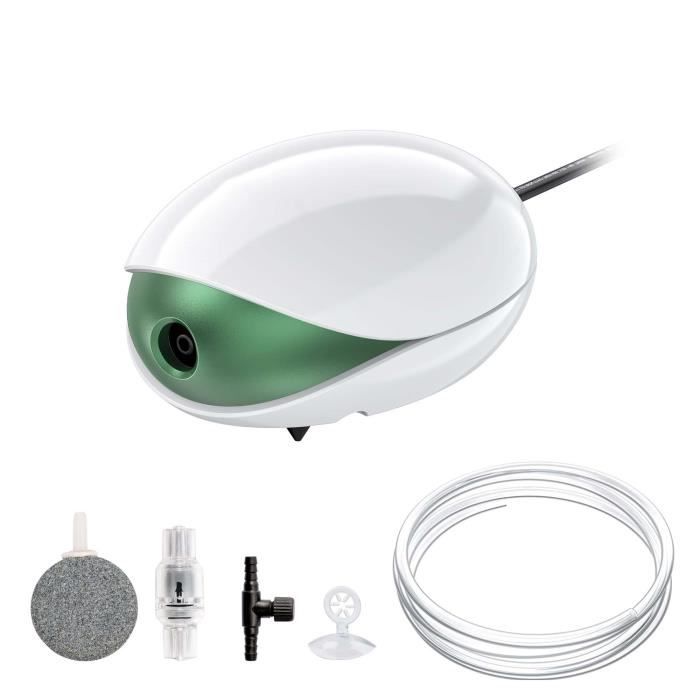 Pompe à Air Aquarium Jusqu'à 100L, Bulleur Aquarium Ultra-silencieuse