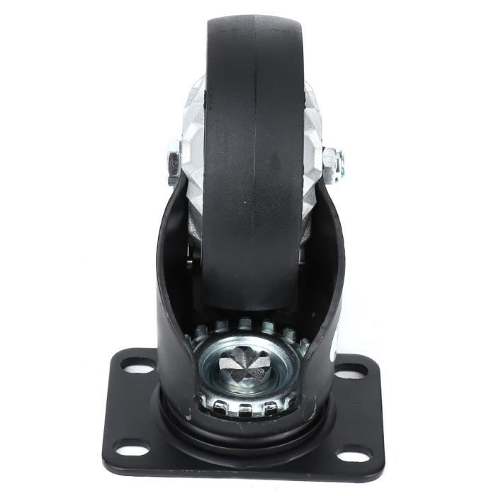 YOSOO roue de chariot Support en acier au manganèse 4 pouces roulement ...