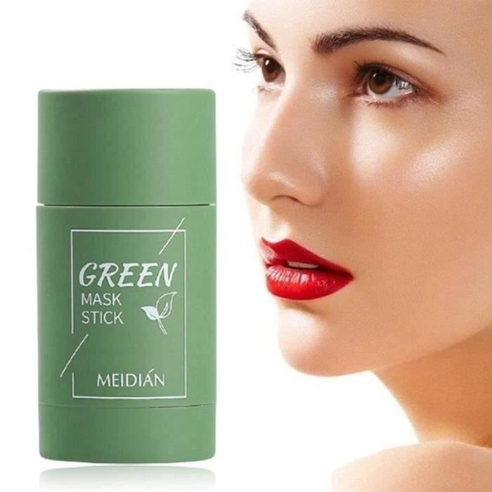 DX05906-Thé vert nettoyant argile bâton masque acné nettoyage beauté ...