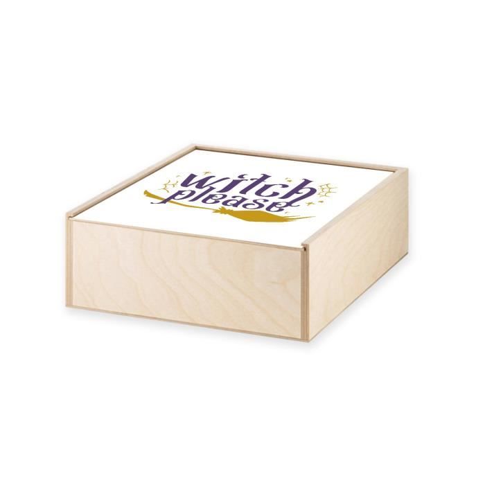 Boite Coffret en Bois - Witch Please Sorcière Bitch Halloween Horreur ...