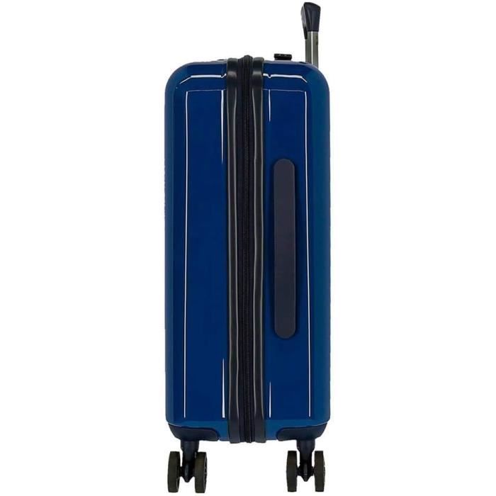 Leven Valise Trolley Cabine Bleu 40X55X20 Cms Rigide Abs Serrure Tsa 38 ...