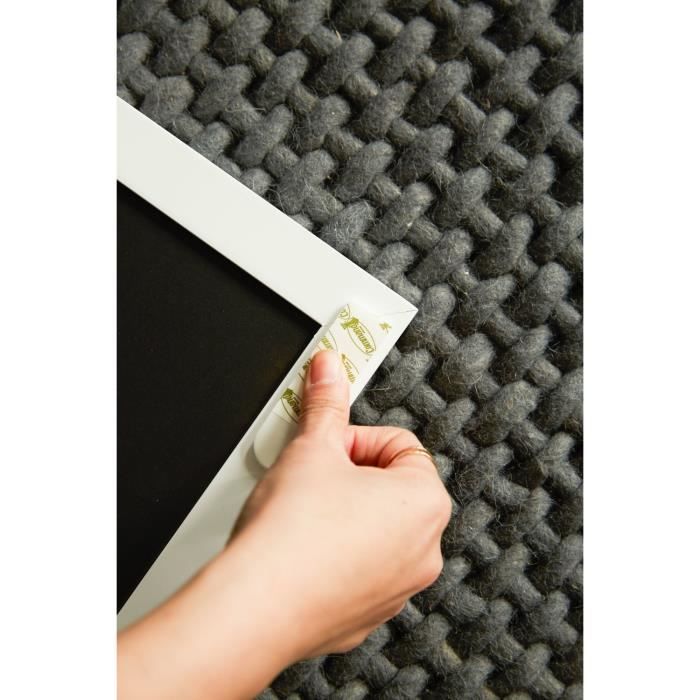 3M Languettes fixation tableau assortiment - Blanc - 18MM + 16GM ...