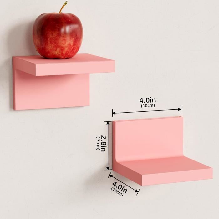 Étagère Murale Lot De 4 Etagere Murale Sans Percage, Mini Etagere ...