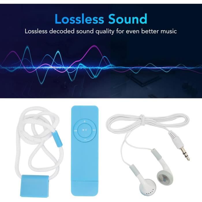 Lecteur Mp3 Usb 64G, Lecteur De Musique Portable Avec Écouteurs Haut ...