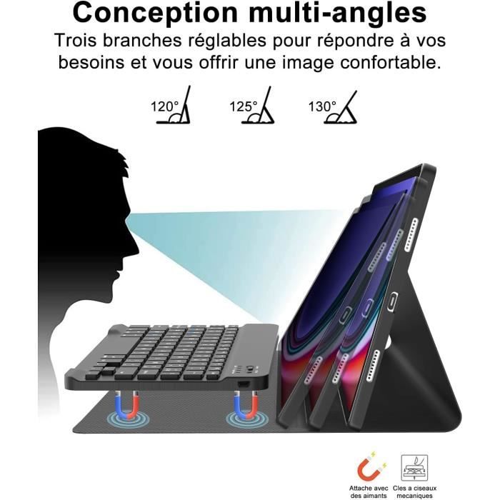 Clavier - Samsung - Galaxy Tab S9 - Rétroéclairé - Amovible ...