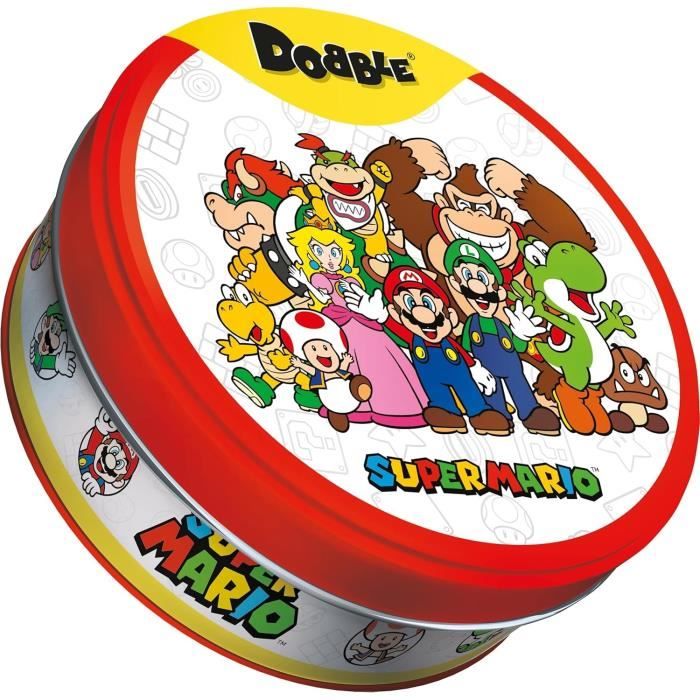 Jeu d’ambiance - Nintendo - Dobble : Super Mario - 2 joueurs ou plus ...