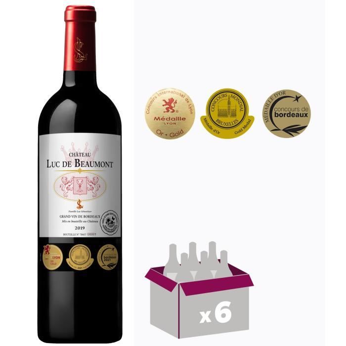 Château Luc de Beaumont 2019 Blaye Côtes de Bordeaux - Vin rouge de ...