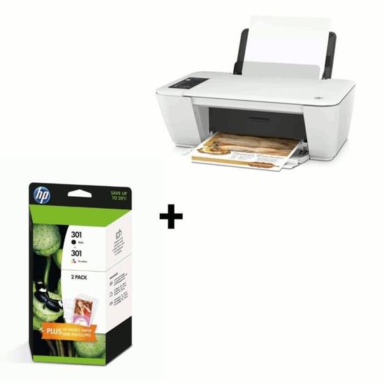 HP Deskjet 2543 + HP 301 Content Value Pack Noir - Couleur - Cdiscount ...