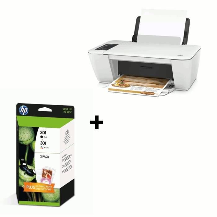 HP Deskjet 2543 + HP 301 Content Value Pack Noir - Couleur - Cdiscount ...