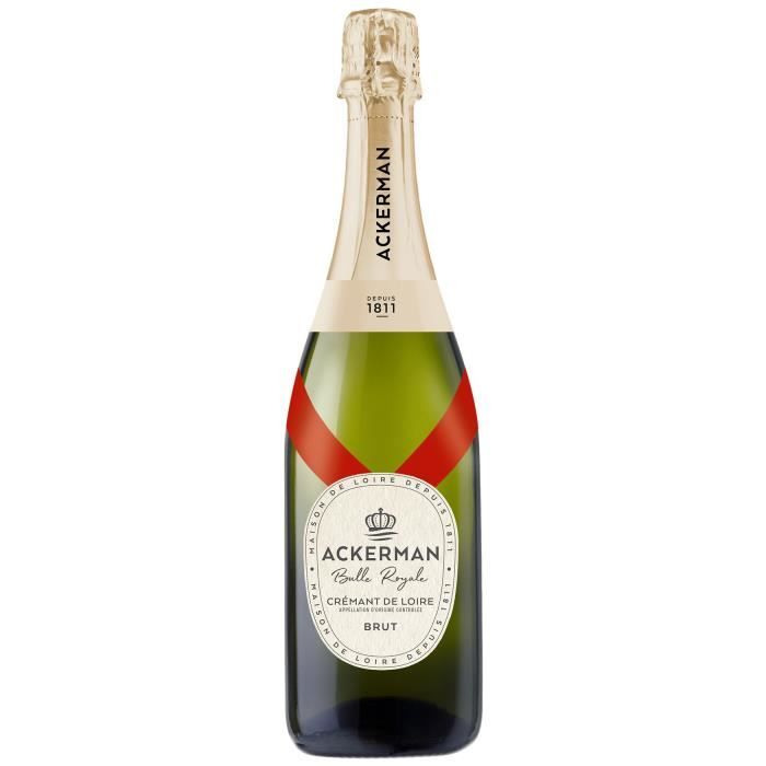 Ackerman Bulle Royale Brut - Crémant de Loire - 75cl - La cave Cdiscount
