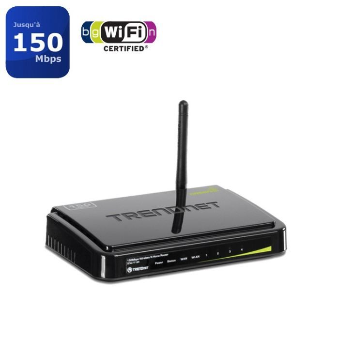 Trendnet routeur sans fil N150 TEW-711BR - Cdiscount Informatique