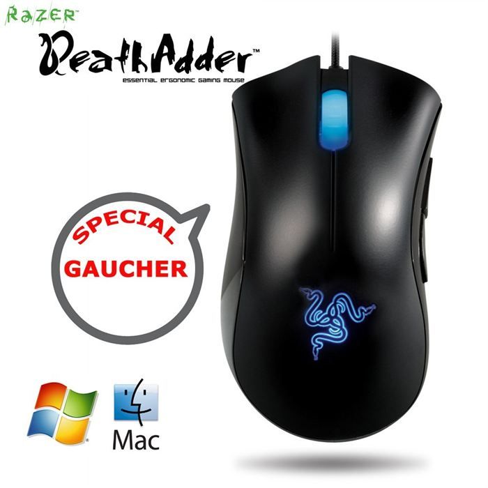 RAZER Souris Gamer DeathAdder - Filaire - Infrarouge - 5 boutons - 3500 ... RAZER Souris Gamer DeathAdder - Filaire - Infrarouge - 5 boutons - 3500 ...