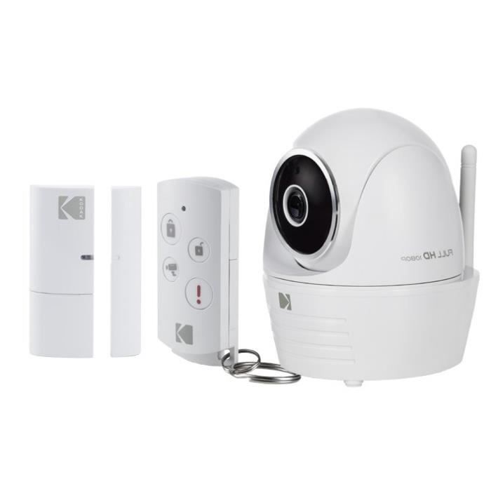 KODAK Caméra de surveillance Full HD motorisée avec alarme IP101WG ...