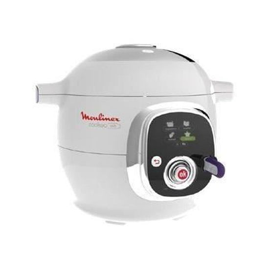 Destockage MOULINEX - Multicuiseur intelligent Cookeo USB blanc 6l ...