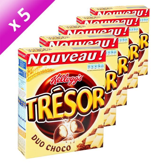 KELLOGG'S Duo Choco 400g (x5) - Cdiscount Au quotidien