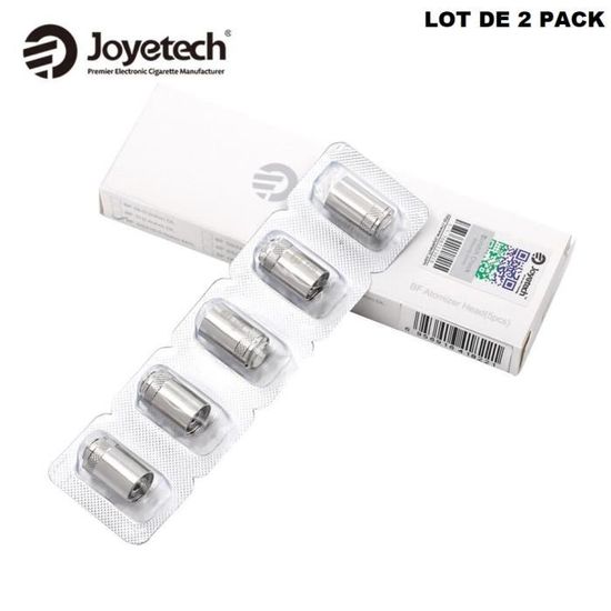 Lot de 10 résistances JOYETECH BF CUBIS SS316 de 1 Ohm (TC et TCR) pour clearomiseurs Joyetech ...
