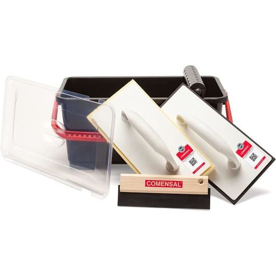 Premium Kit d'outils de pose de carrelage 12 pièces XL 24L éponge HYDRO ...