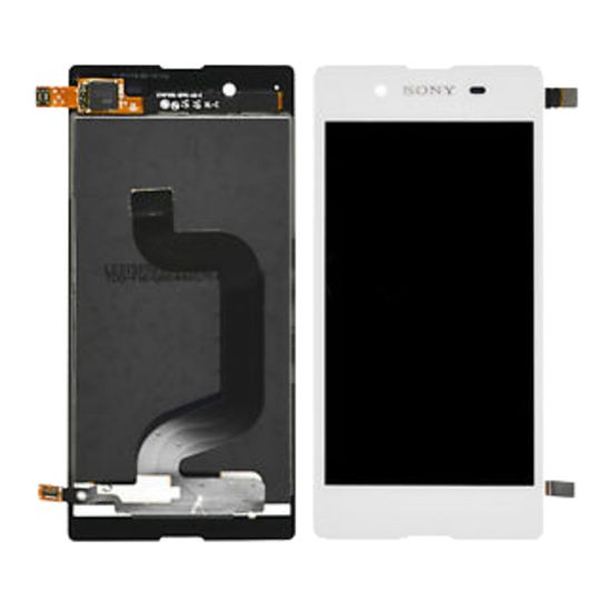 Ecran tactile + LCD blanc de remplacement avec contour pour Sony Xperia ...