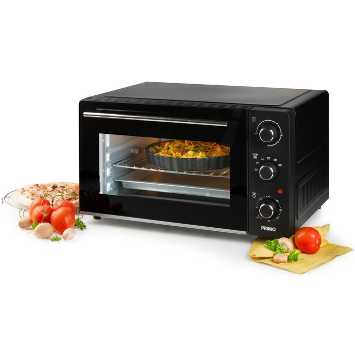 PRIMO PR255OV Four Autonome - Four à Convection avec Fonction Grill - 45L - 2000W - Noir ...
