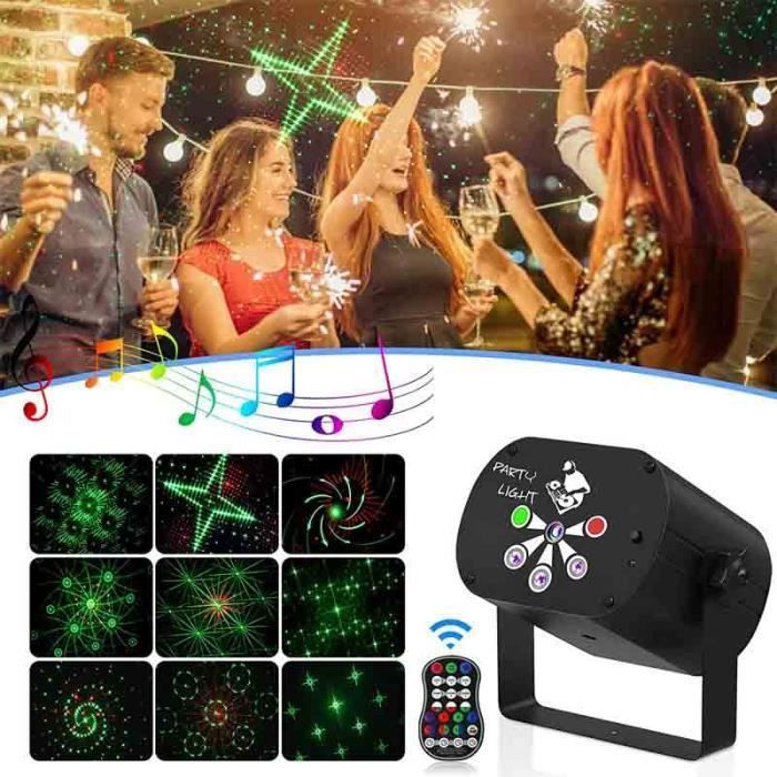 Lumière de fête - FOLAYA - Boule disco USB - Effet lumière noire UV ...