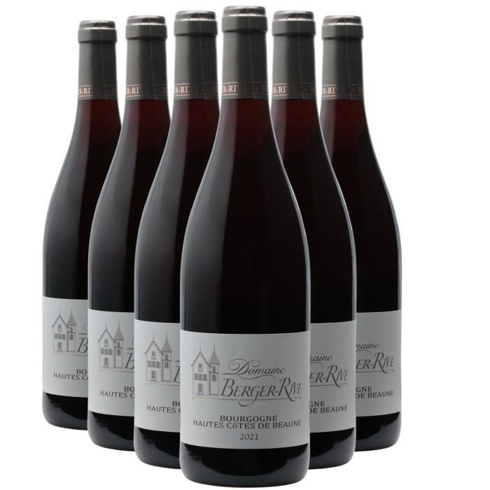 Bourgogne Hautes Côtes de Beaune Rouge 2021 - Lot de 6x75cl - Domaine ...