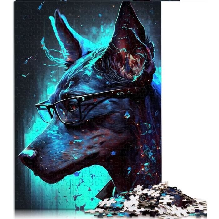 Puzzles 1000 Pièces Doberman Pinscher Chien Puzzles Puzzle En Bois ...