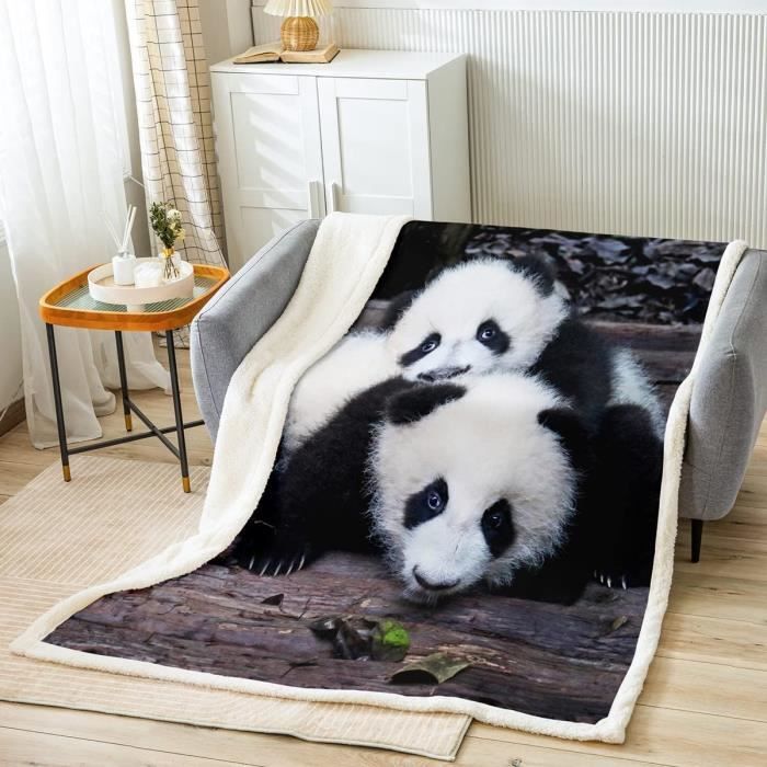 Panda Convient Aux Enfants Cute Panda Couverture Pour Enfants Garçons ...