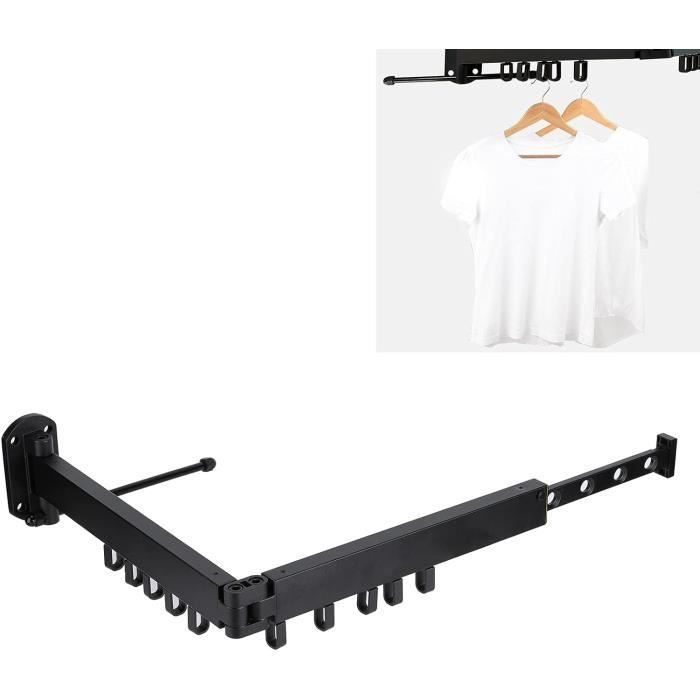 Séchoir Extensible, 90 Kg, Support Mural Pliable, Étendoir Pour Salle ...