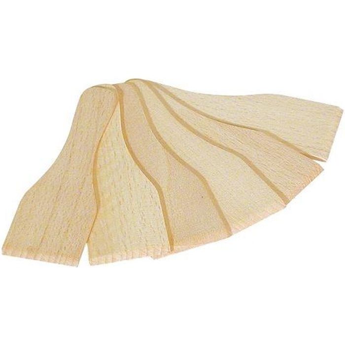 FRANDIS Lot de 6 spatules pour raclette - Hêtre - Achat / Vente spatule ...