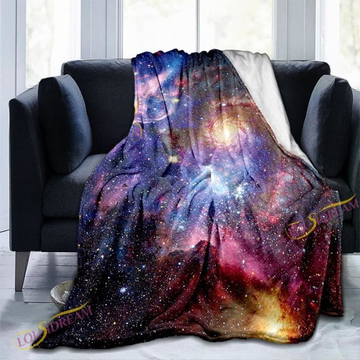 FLR-25506 Couverture à motif de galaxie imprimé en 3D couverture en ...
