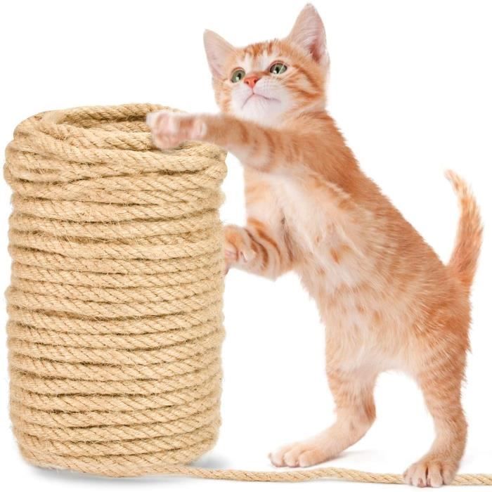 Corde Sisal,Corde en sisal Naturelle, Corde Arbre A Chat,Ficelle pour ...