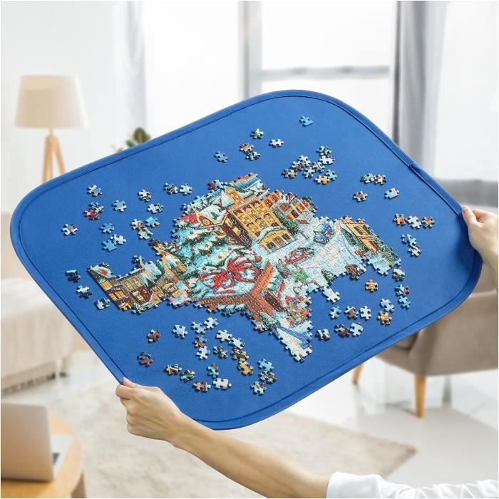 Planche De Puzzle Pliable : Grand Tapis De Puzzle Portable 1000 Pièces ...