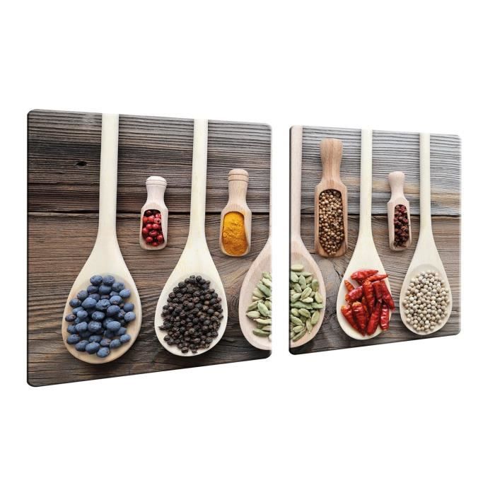 Protege Plaque Induction 2 x 40 x 52 cm- En Verre, Protection Plaque ...