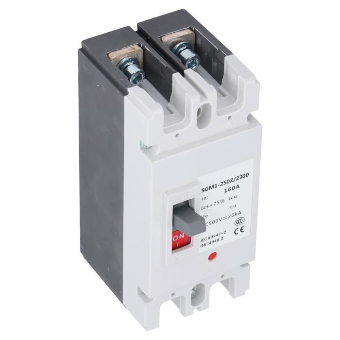 Disjoncteur DC Disjoncteur 2P DC, 500V 160A Mini Interrupteur de ...