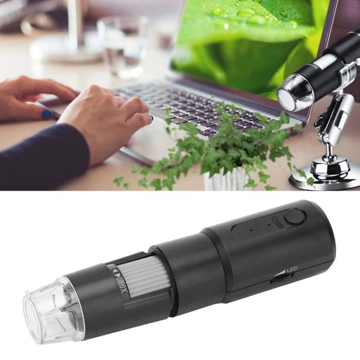 Microscope numérique sans fil WiFi USB FAFEICY - 50-1000X 8 LED HB046 ...