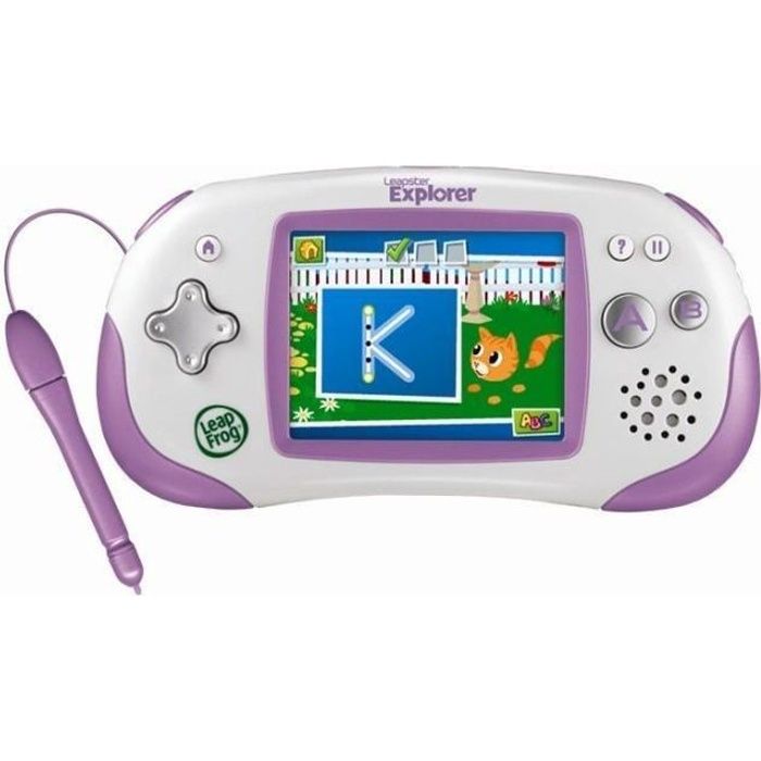 LEAPFROG Console Leapster Explorer Rose avec Jeu - Cdiscount Jeux - Jouets