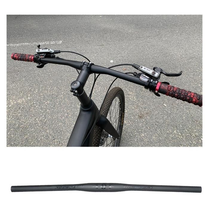 Guidon de Vélo Full Carbon Fibre 31.8mm Pièce De Vélo De Cyclisme VTT ...
