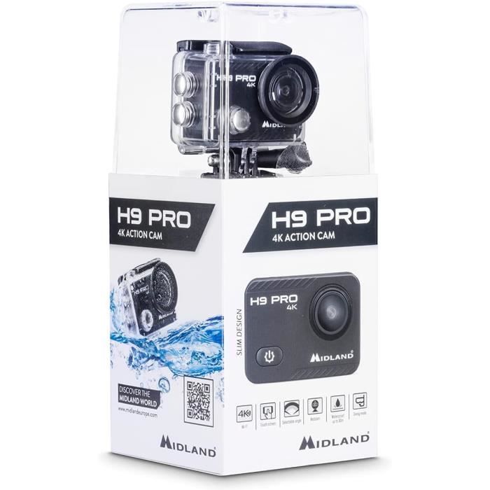 Midland H9 Pro Caméra d'action 4K Ultra-Fine et Étanche avec Wi-Fi - 20 ...