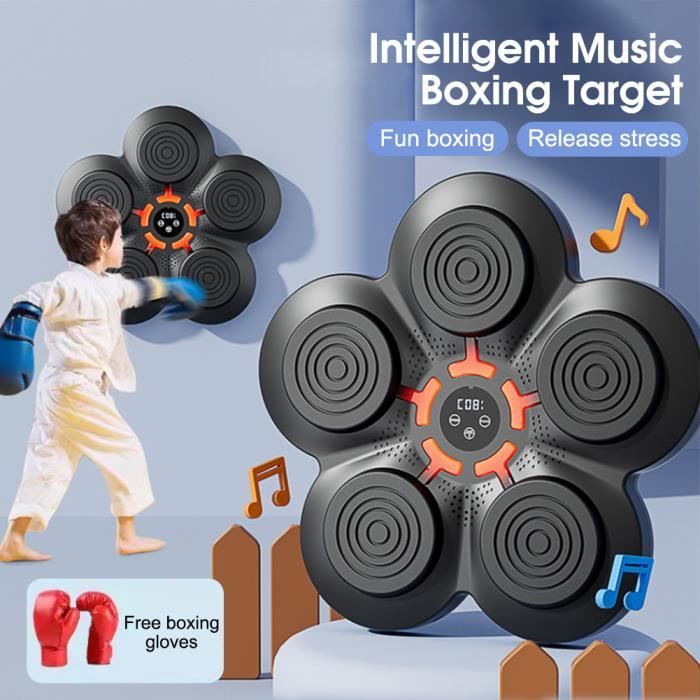 Machine de boxe musicale - MOOHOP - 9 réglages de vitesse - Bluetooth ...