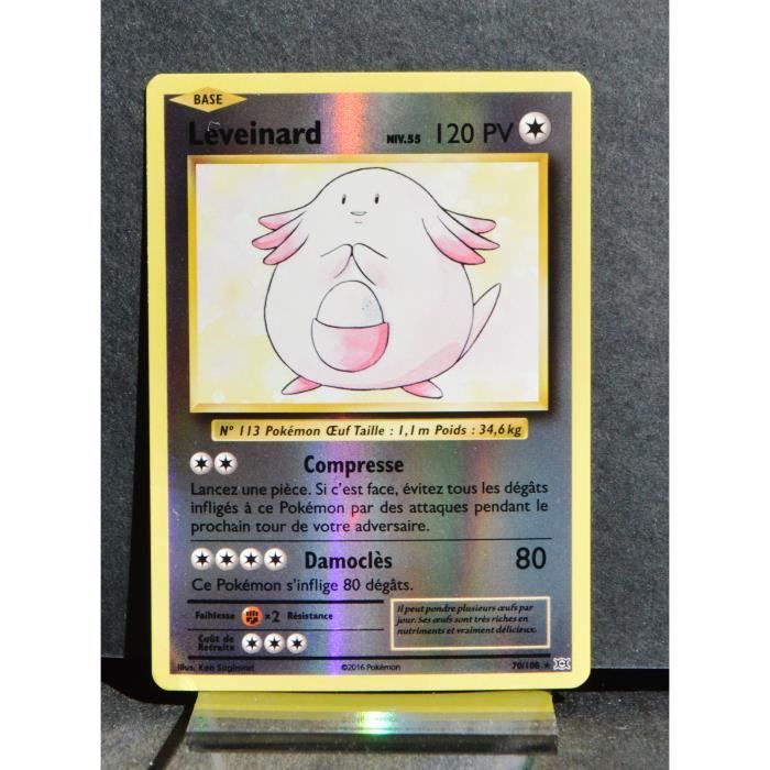 Carte Pokémon 70-108 Leveinard Niv.55 120 PV - HOLO REVERSE XY ...