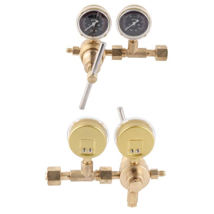 Régulateur d'azote - SONEW - Manomètre 60mm - Laiton - Pression max 15MPa - Débit 16Nm³/h ...