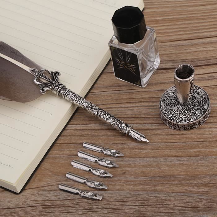 Stylo plume - SONEW - Calligraphie anglaise - Ensemble avec 5 plumes ...